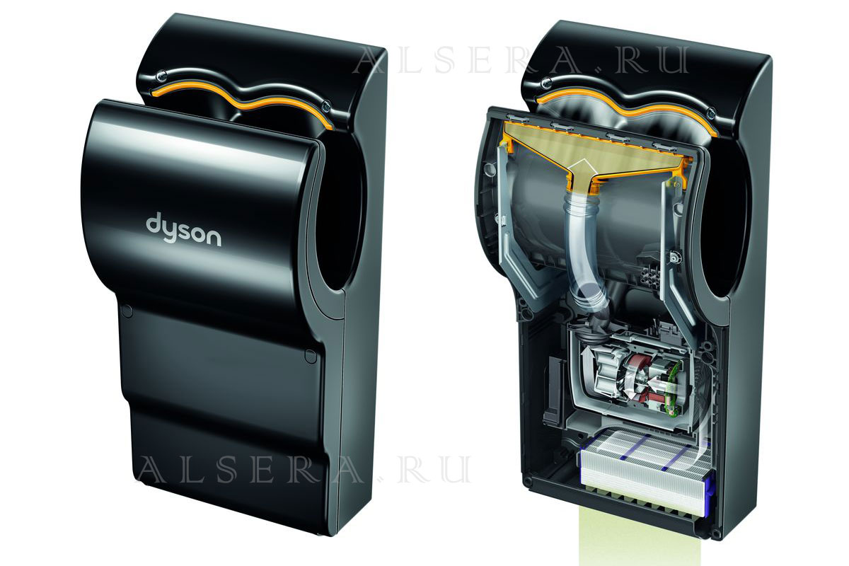 Сушилки для рук Dyson, цена на сушилку для рук Dyson - купить в Москве.